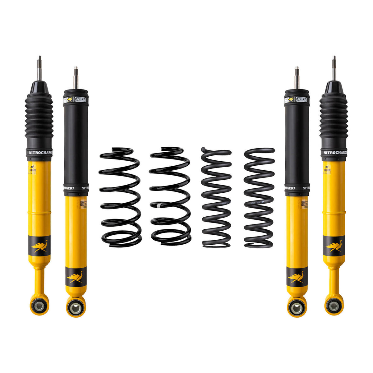 OME Nitro Plus Kit FR 2 in/0-330 lb, RR 2 in/0 lb 2007-2014 Toyota FJ ...