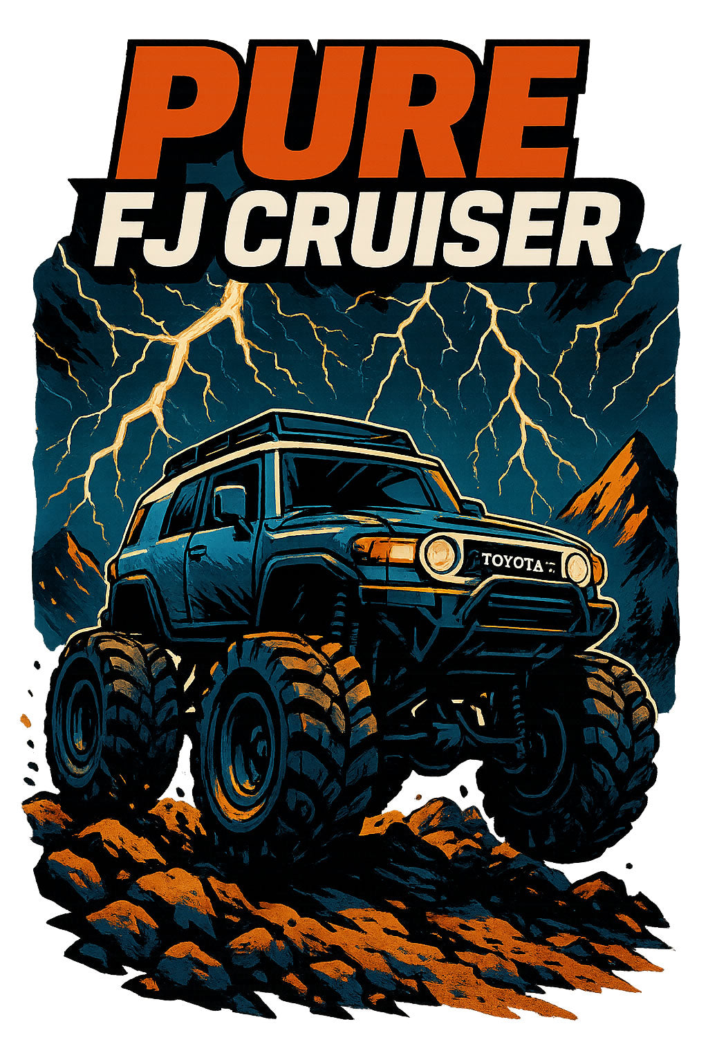Pure FJ Cruiser T-Shirt- FJ Cruiser — Pure Auto Parts